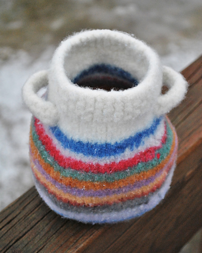 Ravelry: Felted Pot with Handles pattern by Erica Lueder
