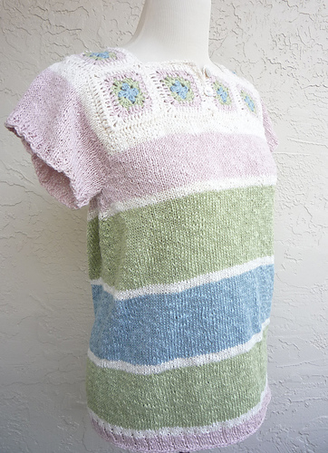 Ravelry: MyDailyFiber's Summer Linen Destash Top