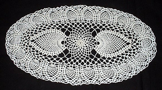 Ravelry: Oval Doily pattern by Donna Piglowski