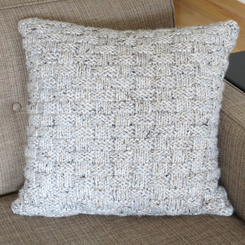 Ravelry: Basket Weave Pillow pattern by Kathy Lewinski