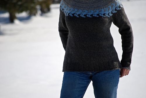 Ravelry: Wave & Arrow Yokes pattern by Elizabeth Zimmermann