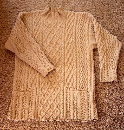 Ravelry: Cream Denim Tunic with Pockets pattern by Debbie Bliss