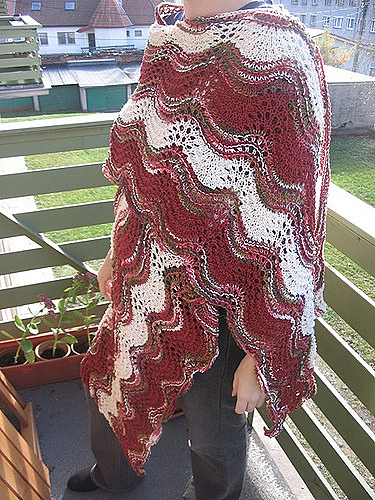 Ravelry: Pacific Waves Shawl pattern by Danielle Miner
