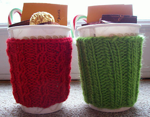 Ravelry: Basic Cup Cozy pattern by Janet Gallagher