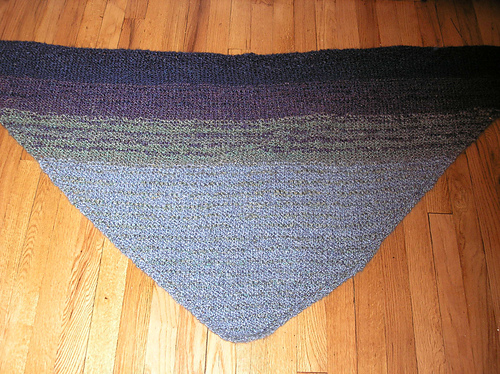 Ravelry: Easy Triangle Shawl pattern by Lambspun of Colorado