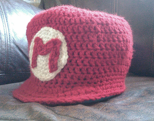 Ravelry: Mario Bros. Hat pattern by Jamie Lambing