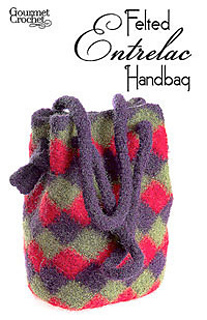 Ravelry: Felted Entrelac Handbag pattern by Carolyn Christmas