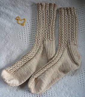 Ravelry: Lace Rib Sock pattern by Classic Elite