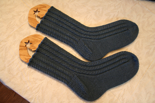 Ravelry: Mock Cable Socks pattern by Wendy D. Johnson