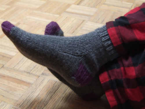 Ravelry: Men's Grey Socks pattern by Lion Brand Yarn