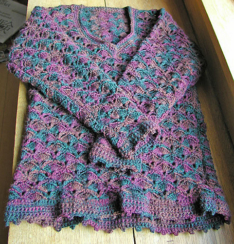 Ravelry: Diamond Lace Tunic pattern by Lion Brand Yarn