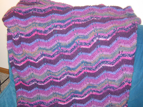 Ravelry: Colorful Waves Throw pattern by Knit Picks Design Team