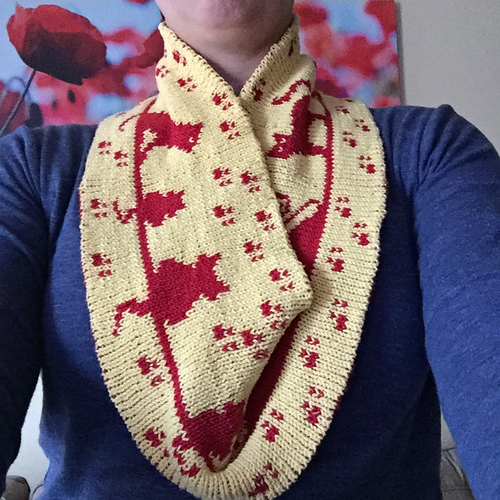 Ravelry: Herding Cats Double Knit Cowl pattern by Karen Buhr