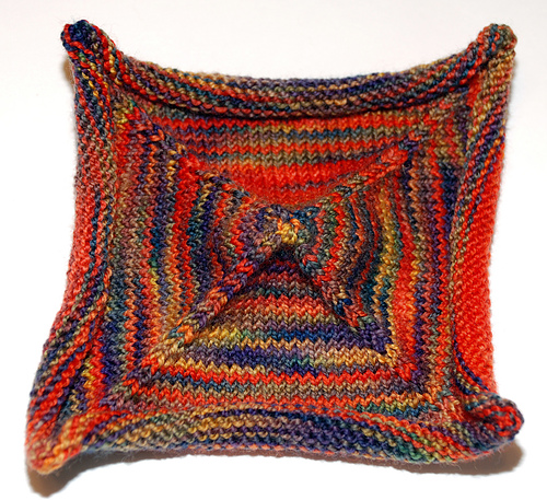 Ravelry: sock yarn square pattern by Shannon Geddes