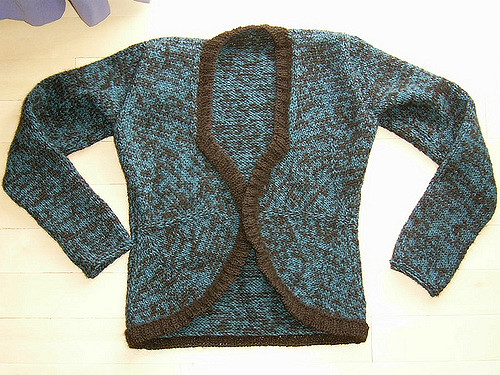 Ravelry: 95-33 Jacket with circle effect pattern by DROPS design