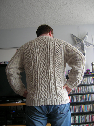 Ravelry: Design D - Unisex Aran Sweater pattern by Sirdar