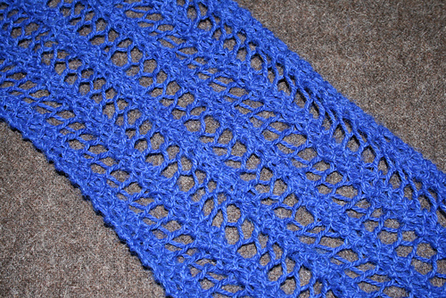 Ravelry: One Row Lace Scarf pattern by Turvid