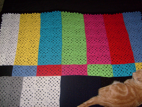 Ravelry: Color-Bar Blanket pattern by Cat Mazza
