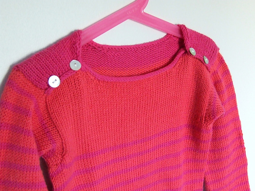 Ravelry: Striped Jersey pattern by Julie Partie