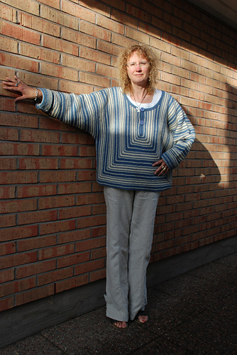 Ravelry: Pyramide wool sweater pattern by Hanne Falkenberg