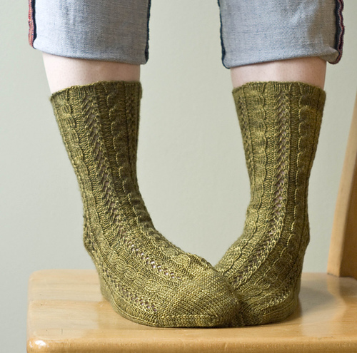 Ravelry: Wild Oak Socks pattern by Virginia Sattler-Reimer