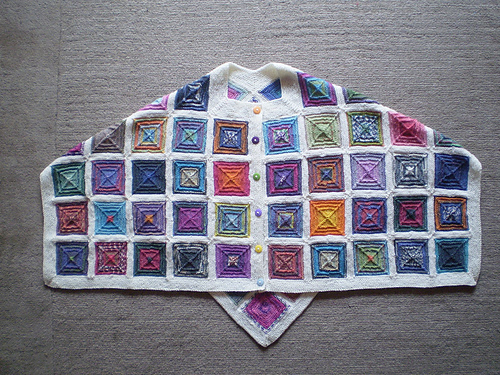 Ravelry: Patchwork Pelerine pattern by Frankie Brown