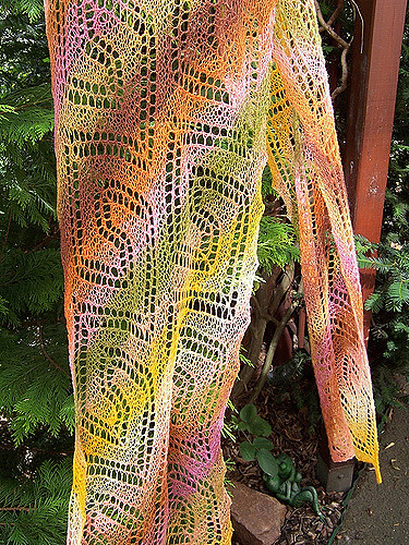 Ravelry: Greek Key Lace Scarf pattern by Jay Petersen