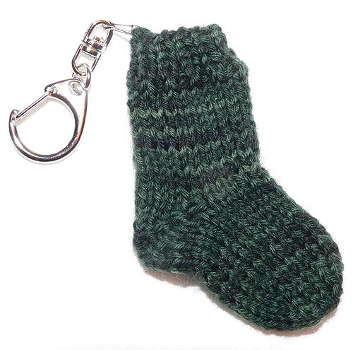 Ravelry: Mini sock key chains pattern by Red and the Wolf Designs