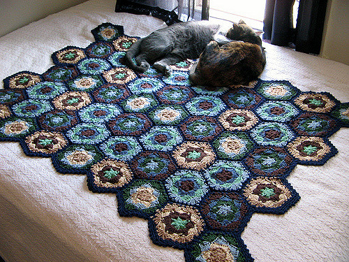 Ravelry: Graphic Granny Afghan pattern by Katherine Eng