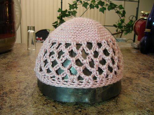 Ravelry: Half-Mesh Cap pattern by Renee Peterson