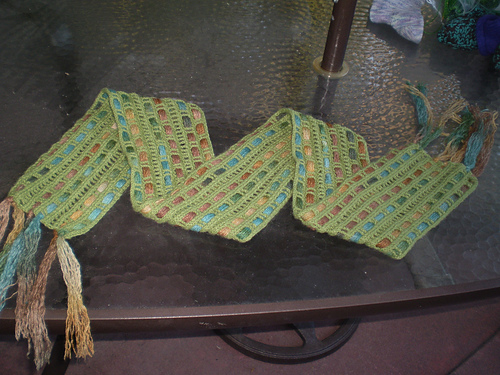 Ravelry: Interlace Knit Scarf pattern by Alpaca Yarn Company