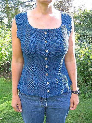 Ravelry: Camisole with Gussets (page 126) pattern by Solveig Hisdal