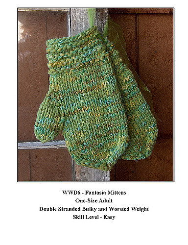 Ravelry: Fantasia Mittens pattern by Cathy Pipinich