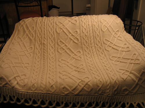Ravelry: Celtic Knot Afghan pattern by Nicky Epstein