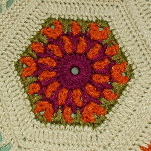 Ravelry: Hexagonal 19 pattern sampler pattern by Renate Kirkpatrick