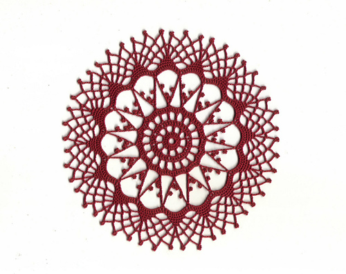 Ravelry: Figure 3. Irish Crochet Doily pattern by Priscilla Publishing ...