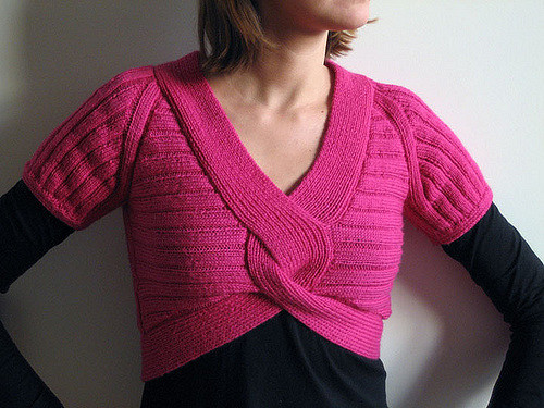 Ravelry: #33 Twist Front Top pattern by Mari Lynn Patrick