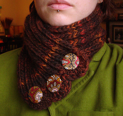 Ravelry: Swirl Neckwarmer pattern by Sarah Chilson