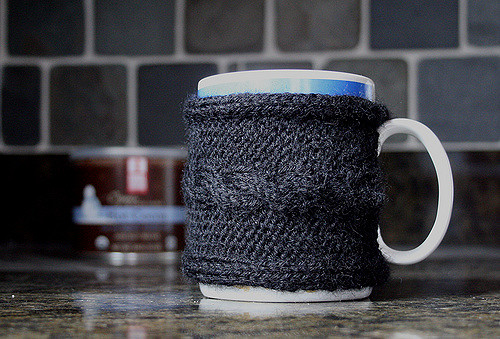 Ravelry: Basic Cabled Coffee Wrap pattern by Rebecca Hill