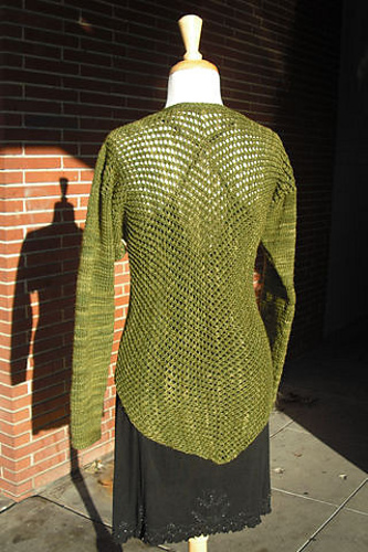 Ravelry: Mesh Back Cardigan pattern by Sandi Luck