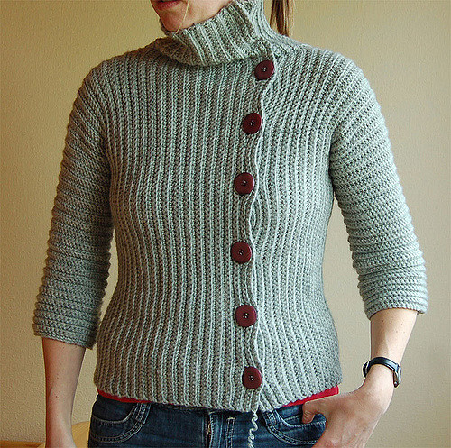 Ravelry: Big Bow Cardigan pattern by Julia Vaconsin