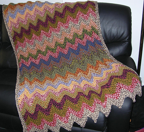 Ravelry: Kilim Throw pattern by Lion Brand Yarn
