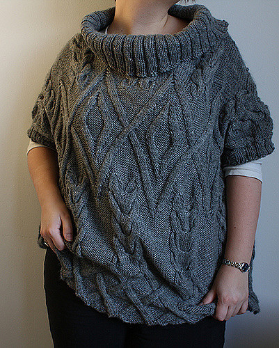 Ravelry: # 08 Light grey slipover with cable pattern pattern by Sabrina ...
