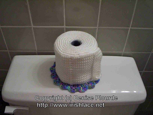 Ravelry: Toilet Paper Roll Cover and Kitschy Doily pattern by Denise ...
