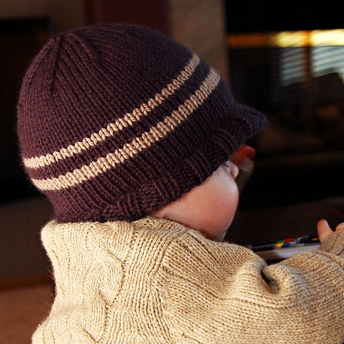 Ravelry: Skater Baby ~ Brim Hat pattern by Emily Vanek