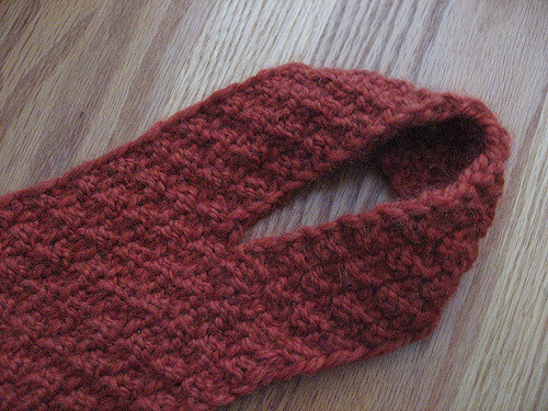 Ravelry: Moss Stitch Loop Scarf pattern by Jeri Riggs