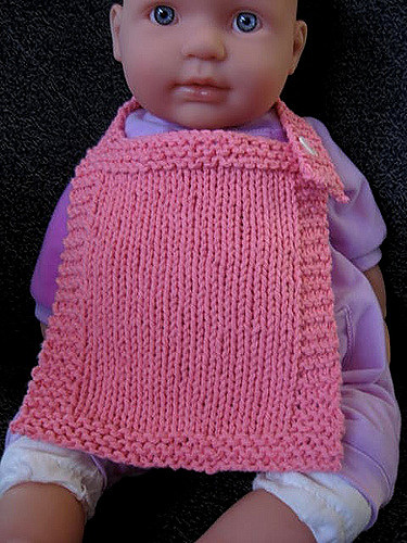 Ravelry: Easy Peasy Baby Bib pattern by Michelle Acuavera