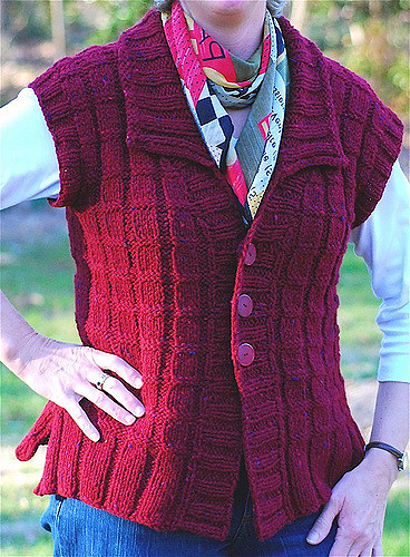 Ravelry: Shawl Collar Vest pattern by Rosemary Drysdale