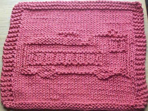 Ravelry: Fire Engine Knit Dishcloth Pattern pattern by Lisa Millan