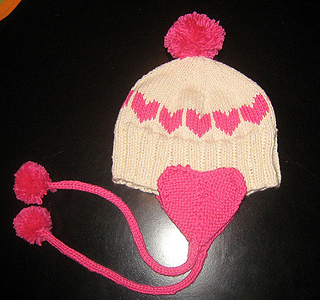 Ravelry: #27 Heart Hat pattern by Linda Cyr